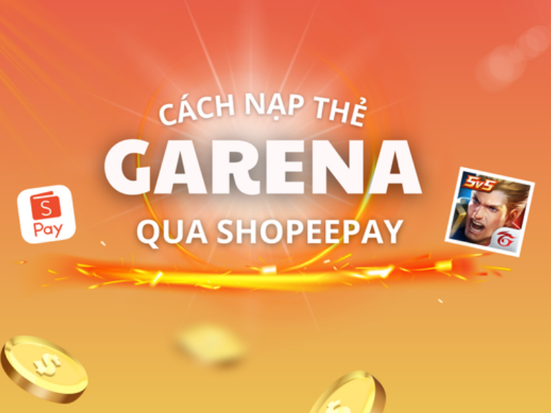 Cách mua thẻ Garena bằng Shopee Pay